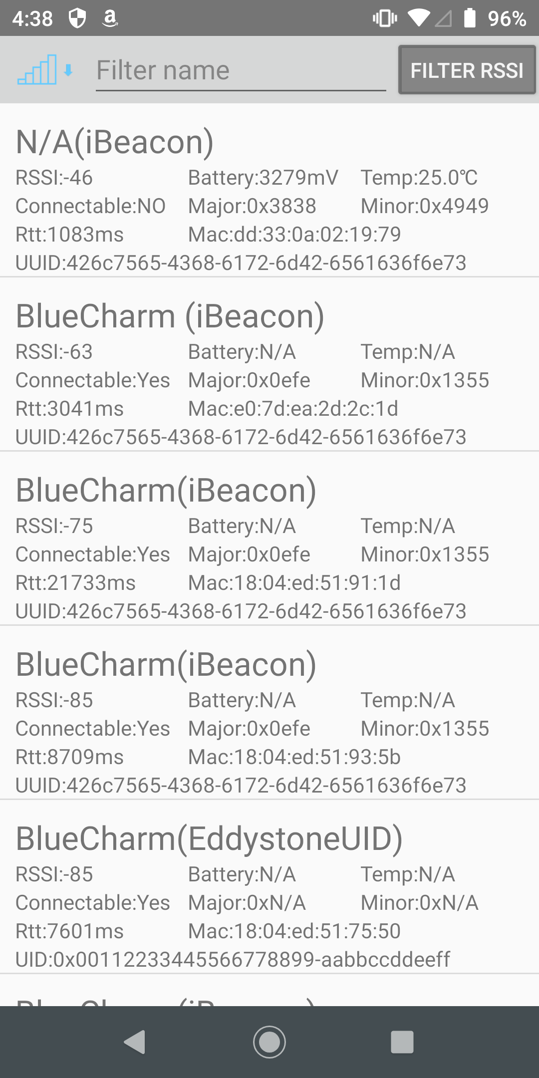 BC011 main page beacon unconnectable – Blue Charm Beacons