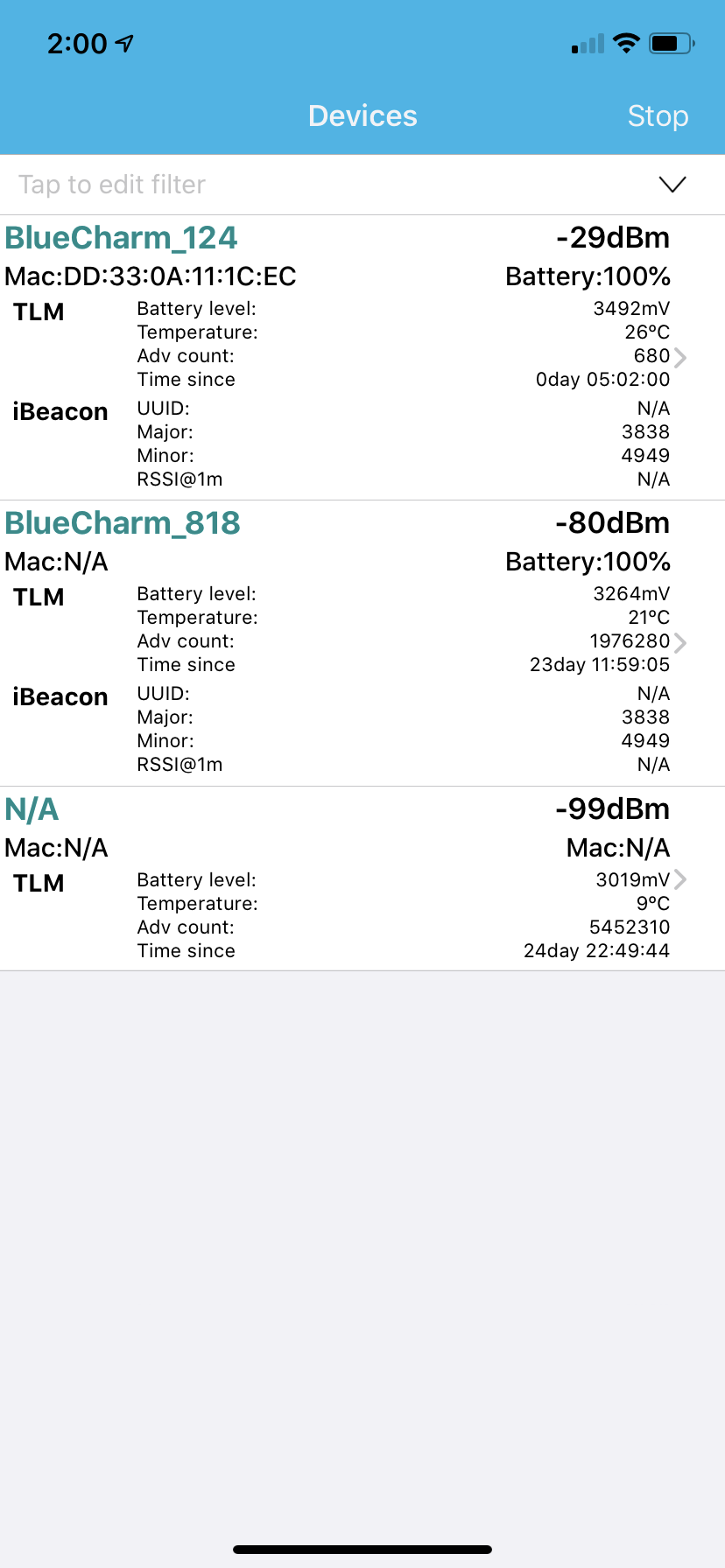 Quick Start Guide – BC011 iBeacon BLE 4.0/5.0 MultiBeacon – Blue Charm ...