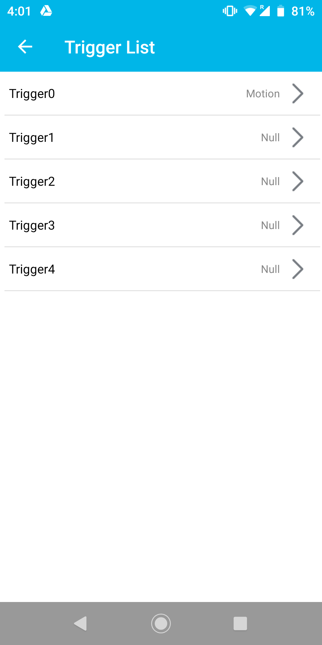 13 trigger list modified – Blue Charm Beacons