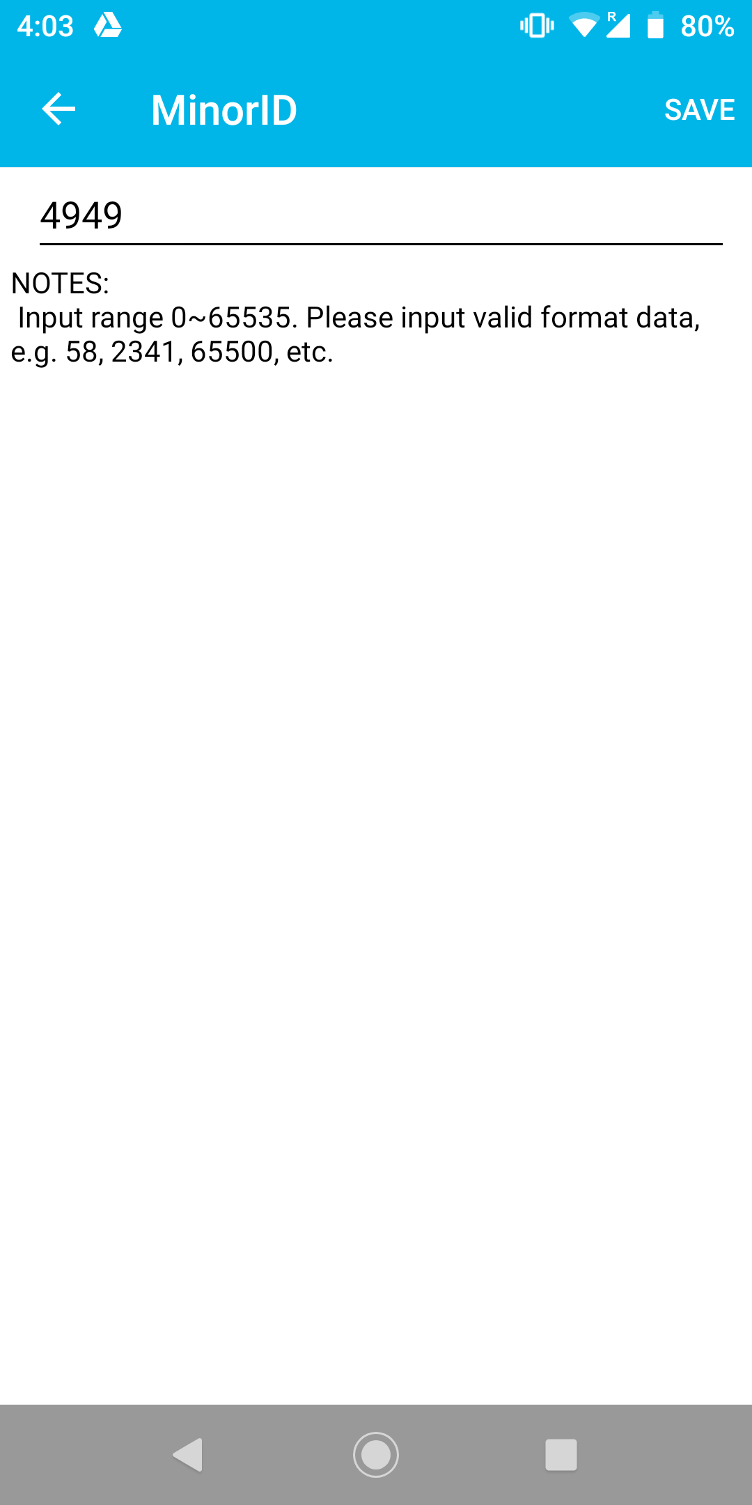 25 Minor ID – Blue Charm Beacons