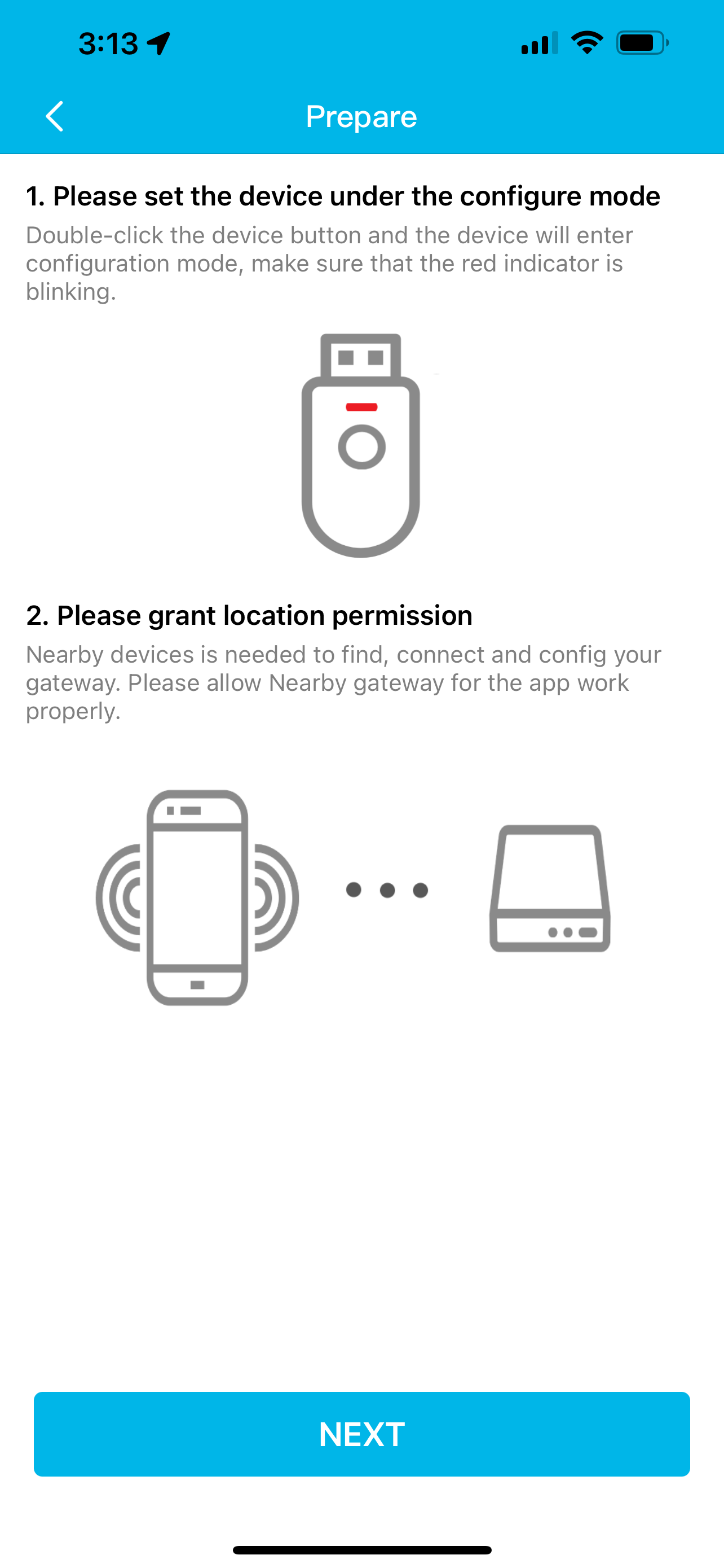 Prepare Page – Blue Charm Beacons